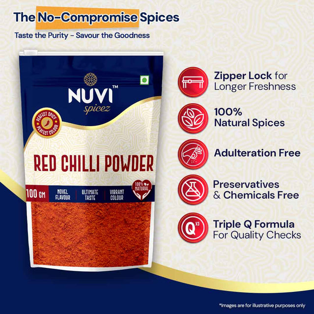Perfect Spicy Red Chilli Powder | 100% Pure & Natural – nuvispicez